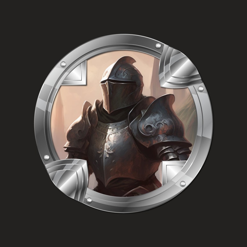 Armored Token Border, Frame for Digital Tokens. Use Them on Your ...