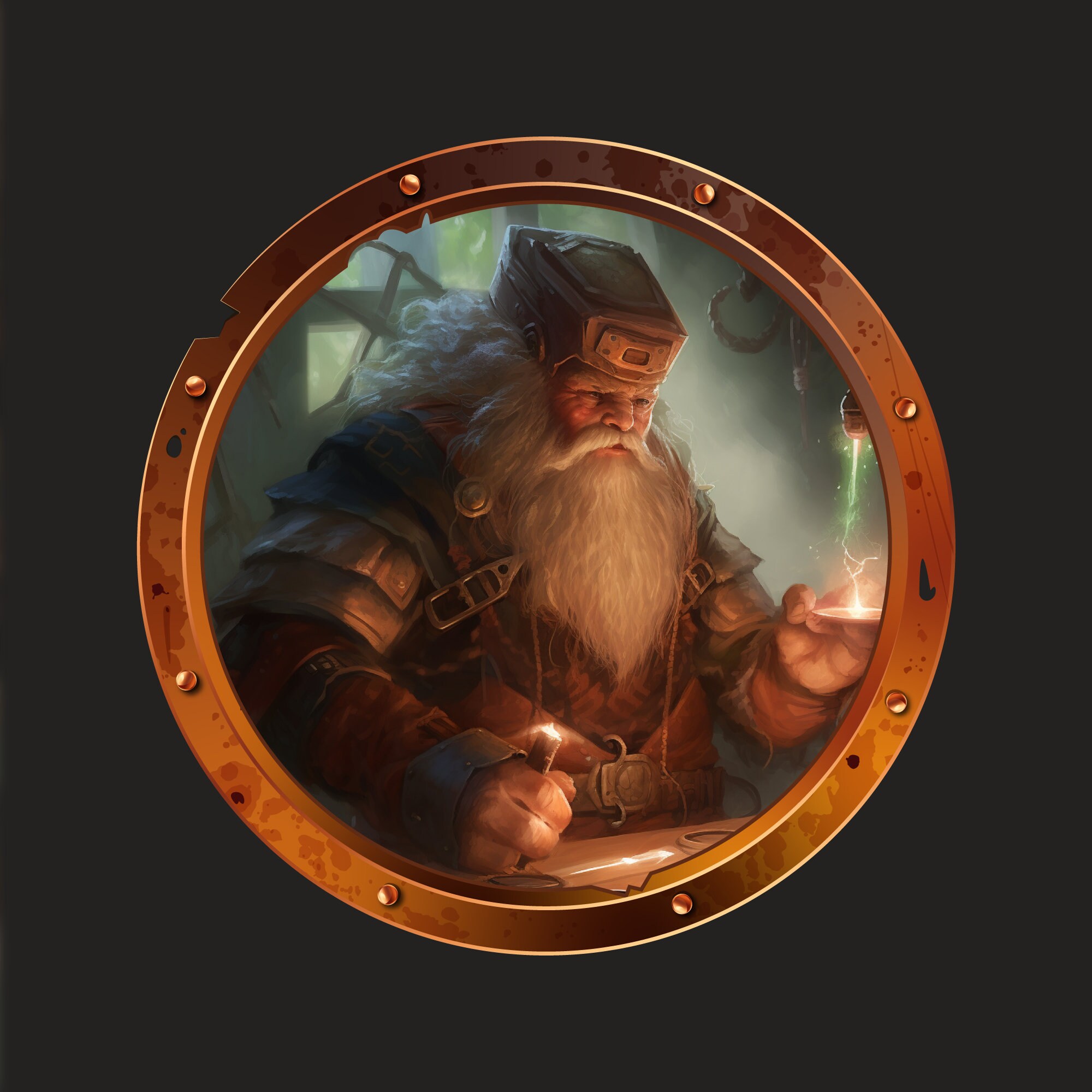Rusted Token Border, Frame for Digital Tokens. Use Them on Your ...