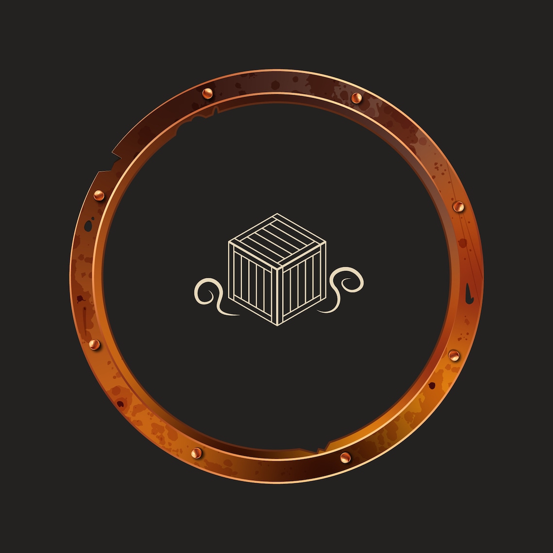 Rusted Token Border, Frame for Digital Tokens. Use Them on Your ...