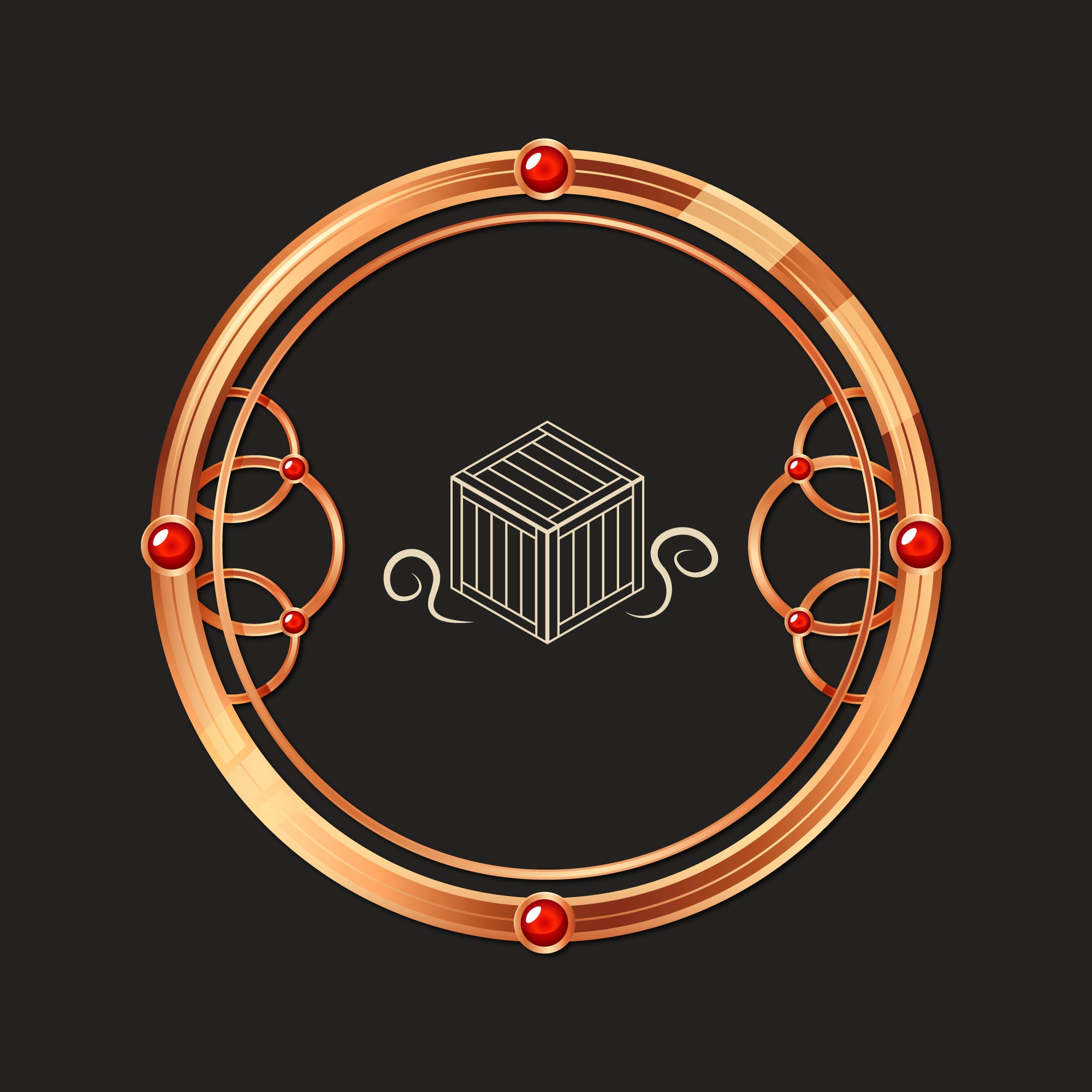 Precious Token Border, Frame for Digital Tokens. Use Them on Your ...