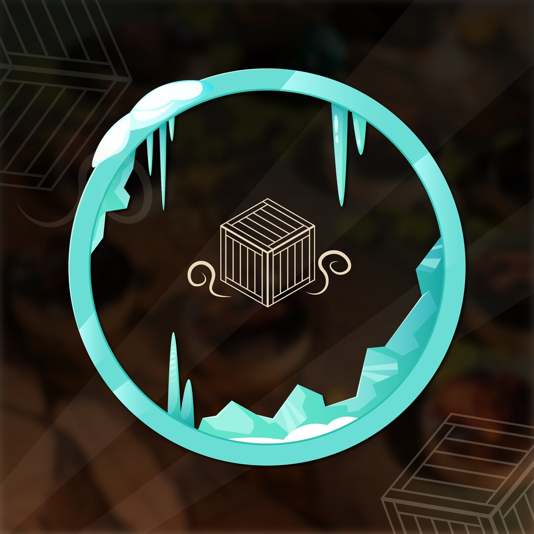 Icy Token Border, Frame for Digital Tokens. Use Them on Your Favorite ...