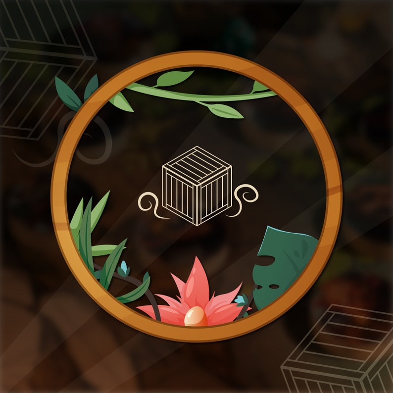 Flora Token Border, Frame for Digital Tokens. Use Them on Your Favorite ...