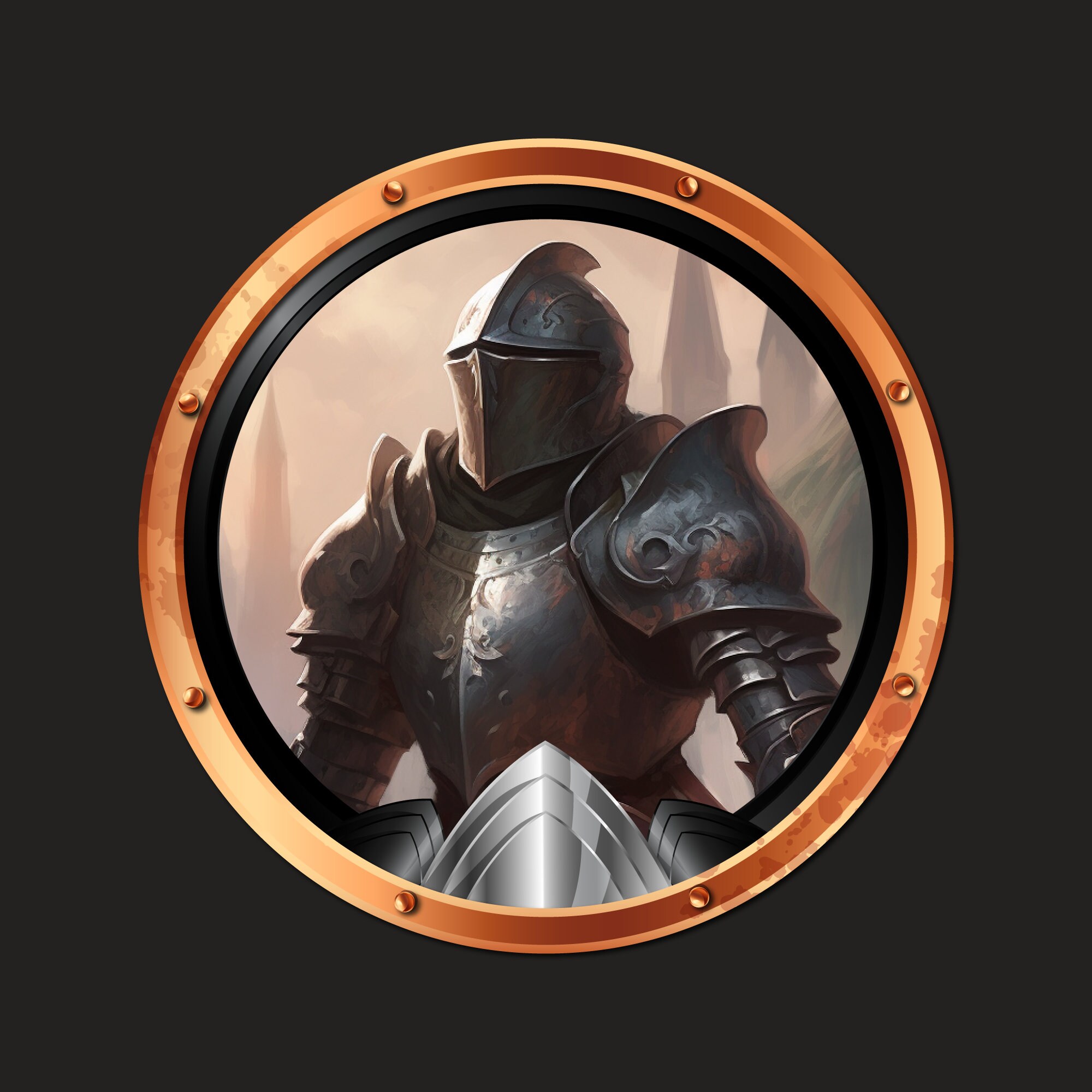Used Armor Token Border, Frame for Digital Tokens. Use Them on Your ...