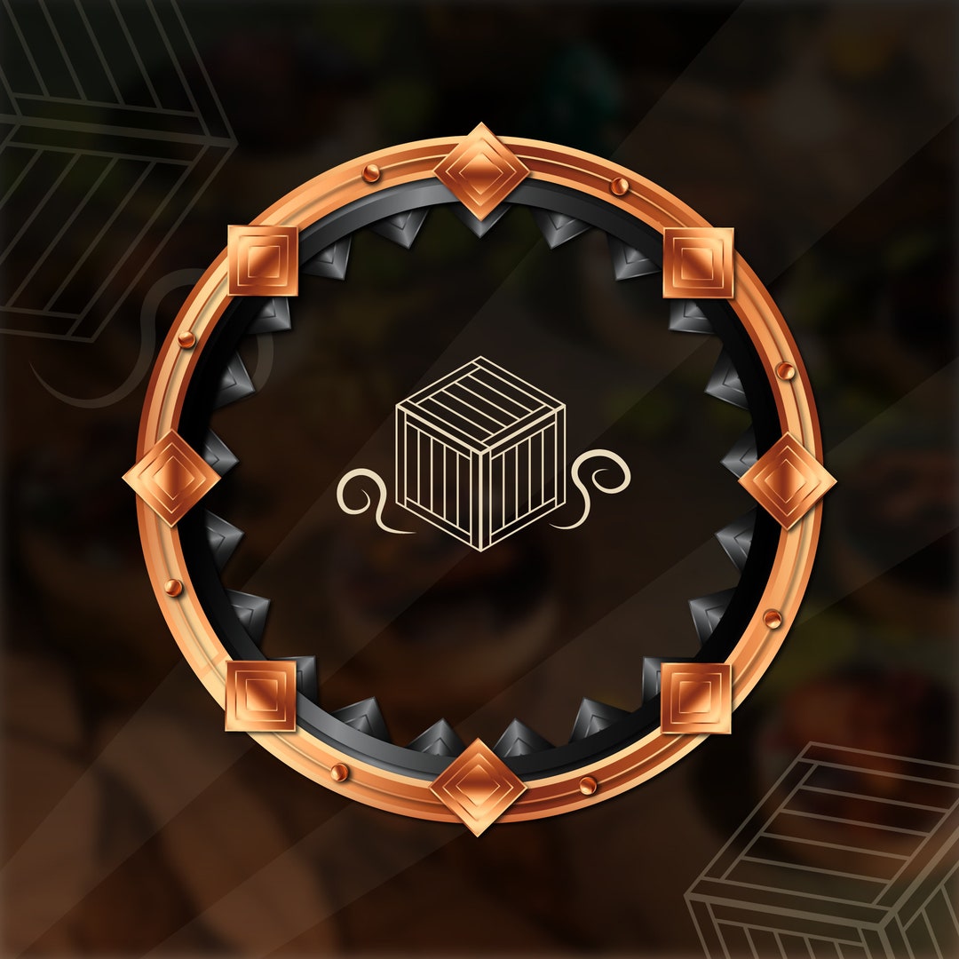 Copper Spike Token Border, Frame for Digital Tokens. Use Them on Your ...