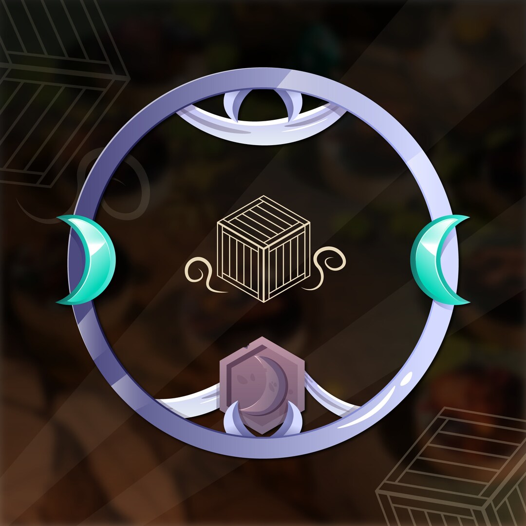 Moon Token Border, Frame for Digital Tokens. Use Them on Your Favorite ...