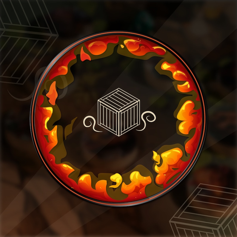 Fire Ring Token Border, Frame for Digital Tokens. Use Them on Your ...