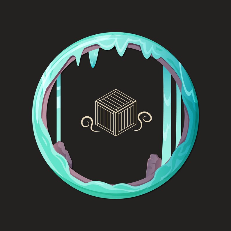 Water Token Border, Frame for Digital Tokens. Use Them on Your Favorite ...