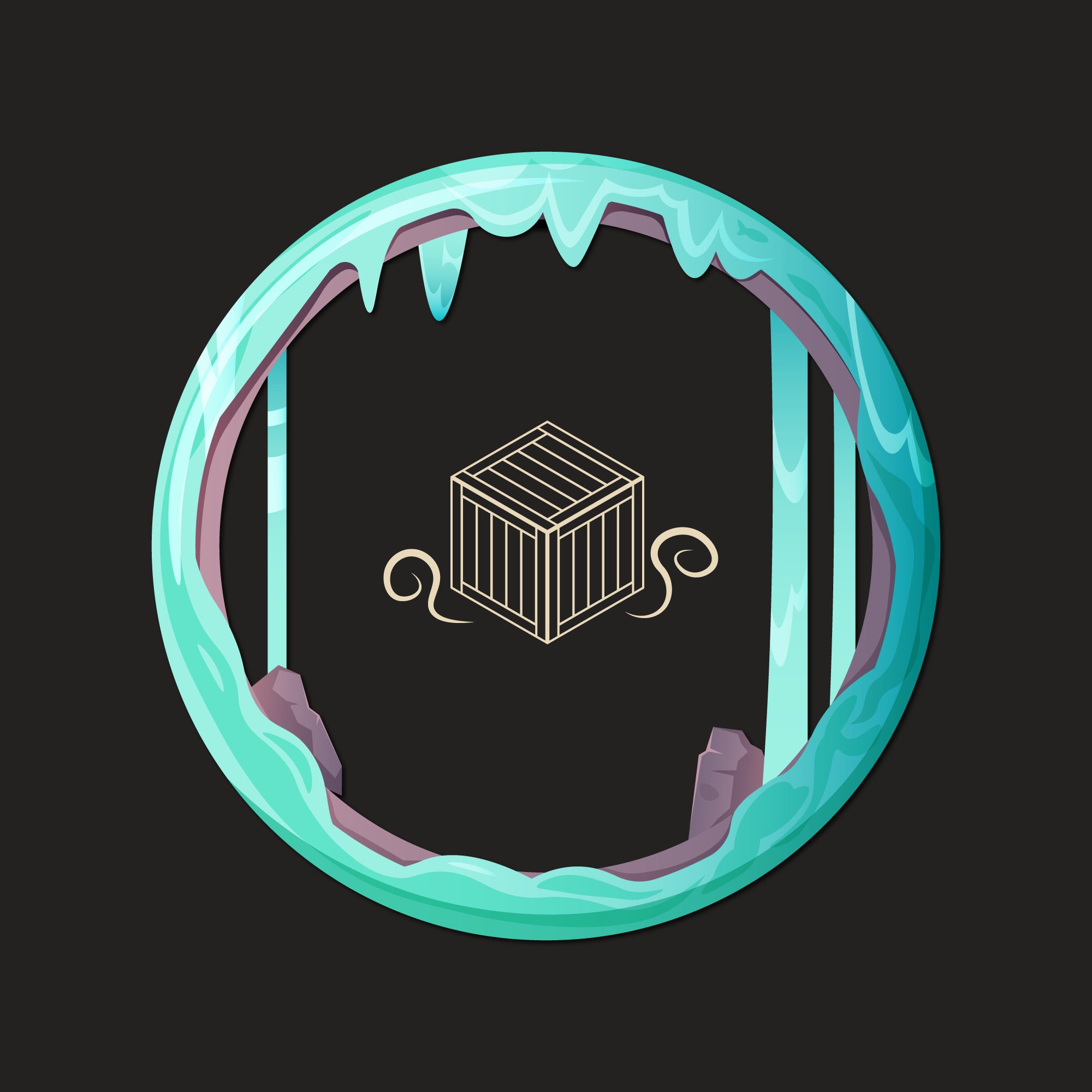 Water Token Border, Frame for Digital Tokens. Use Them on Your Favorite ...