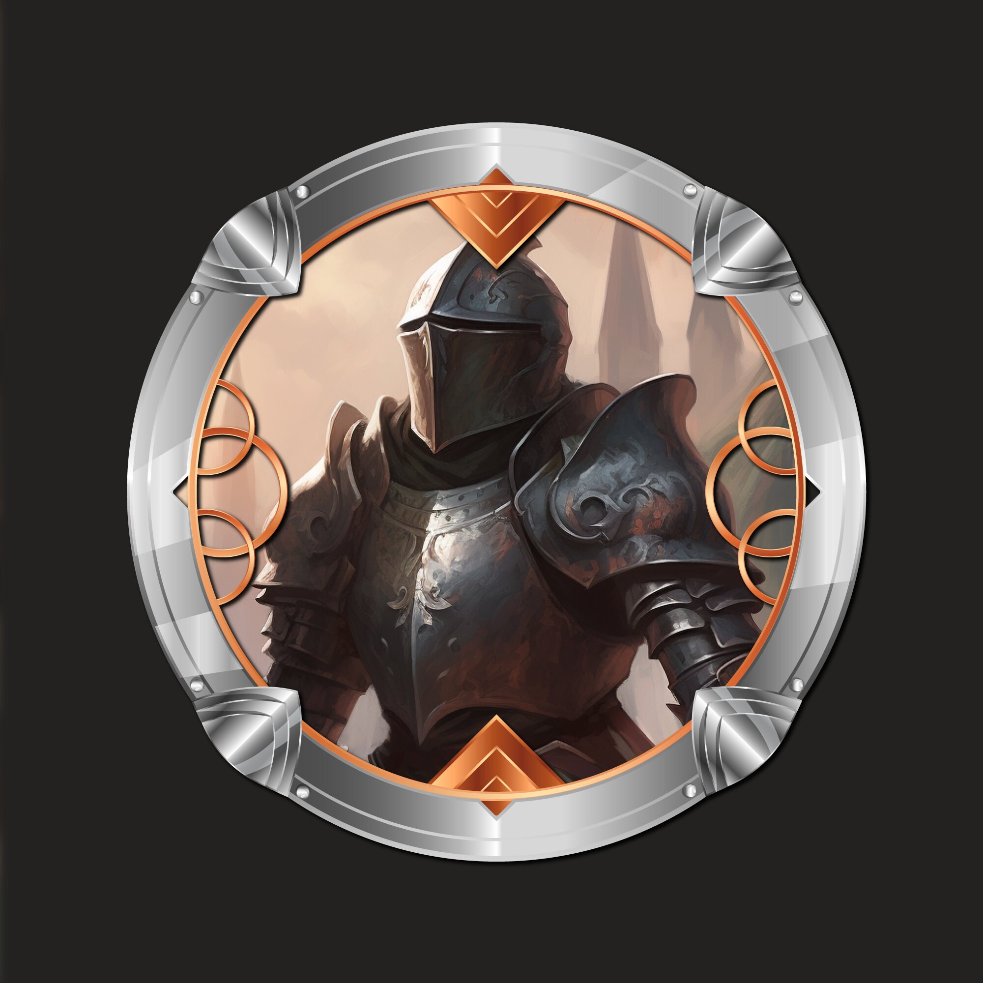 Fine Armor Token Border, Frame for Digital Tokens. Use Them on Your ...