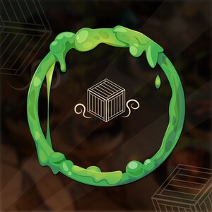 Green Slime Border, Frame for Digital Tokens. Use Them on Your Favorite ...