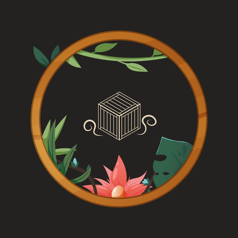 Flora Token Border, Frame for Digital Tokens. Use Them on Your Favorite ...