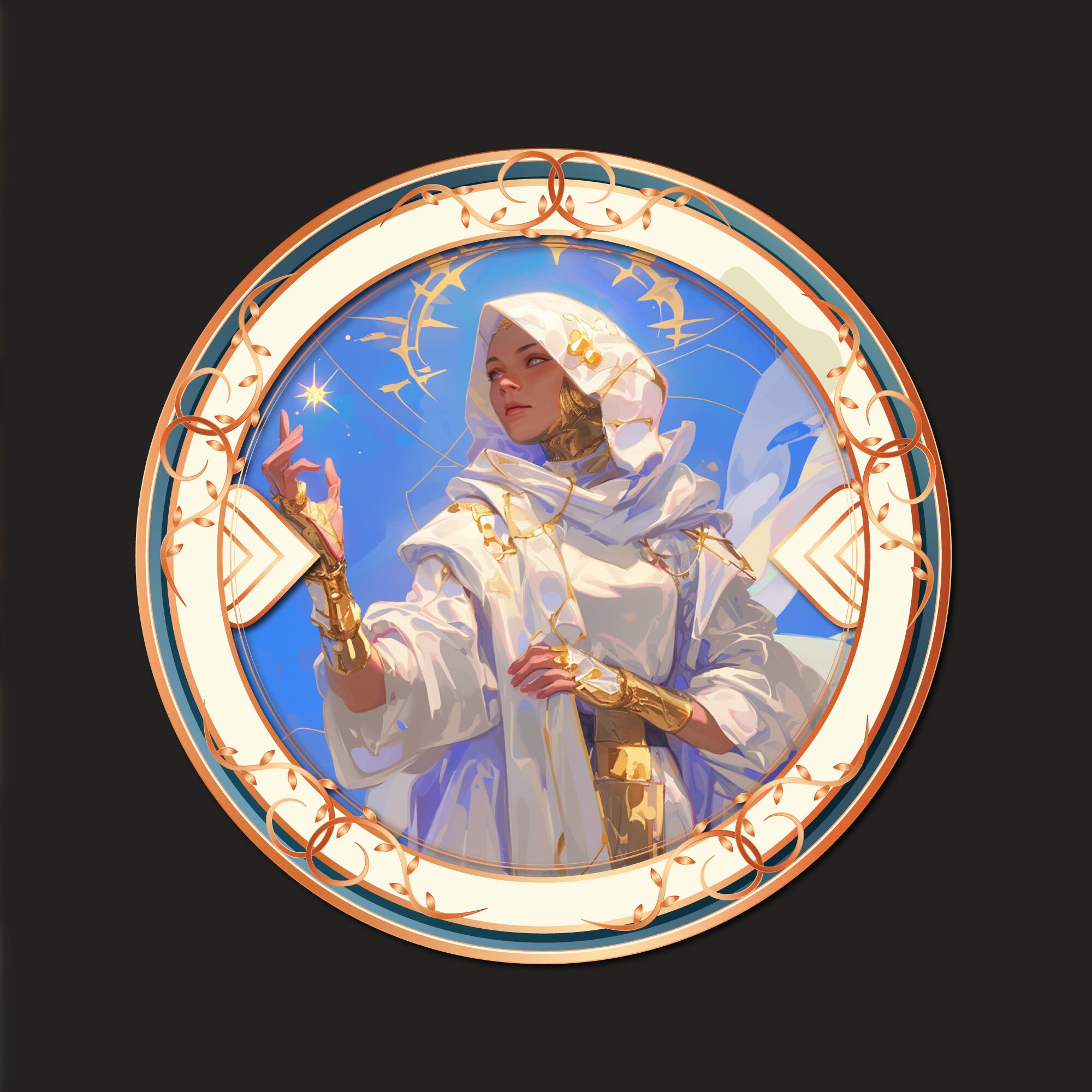 Astral Guard Vines, Frame for Digital Tokens. Use Them on Your Favorite ...