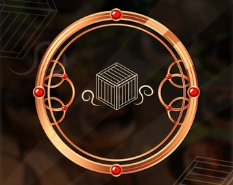 Rusted Token Border, Frame for Digital Tokens. Use Them on Your ...