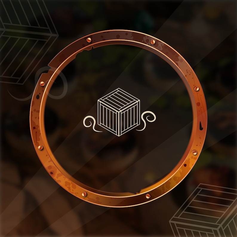 Rusted Token Border, Frame for Digital Tokens. Use Them on Your ...