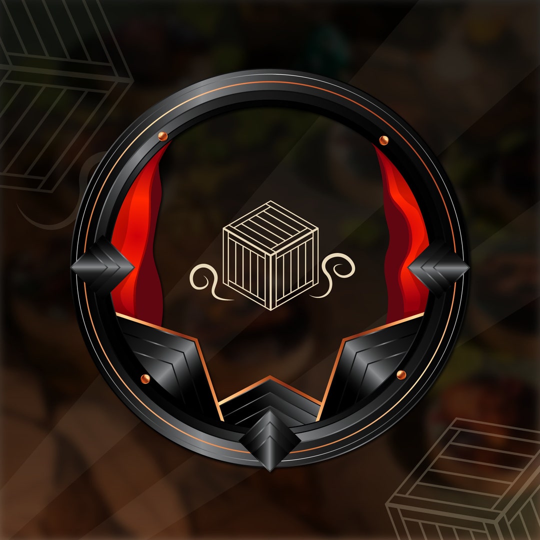 Black Armor Token Border, Frame for Digital Tokens. Use Them on Your ...