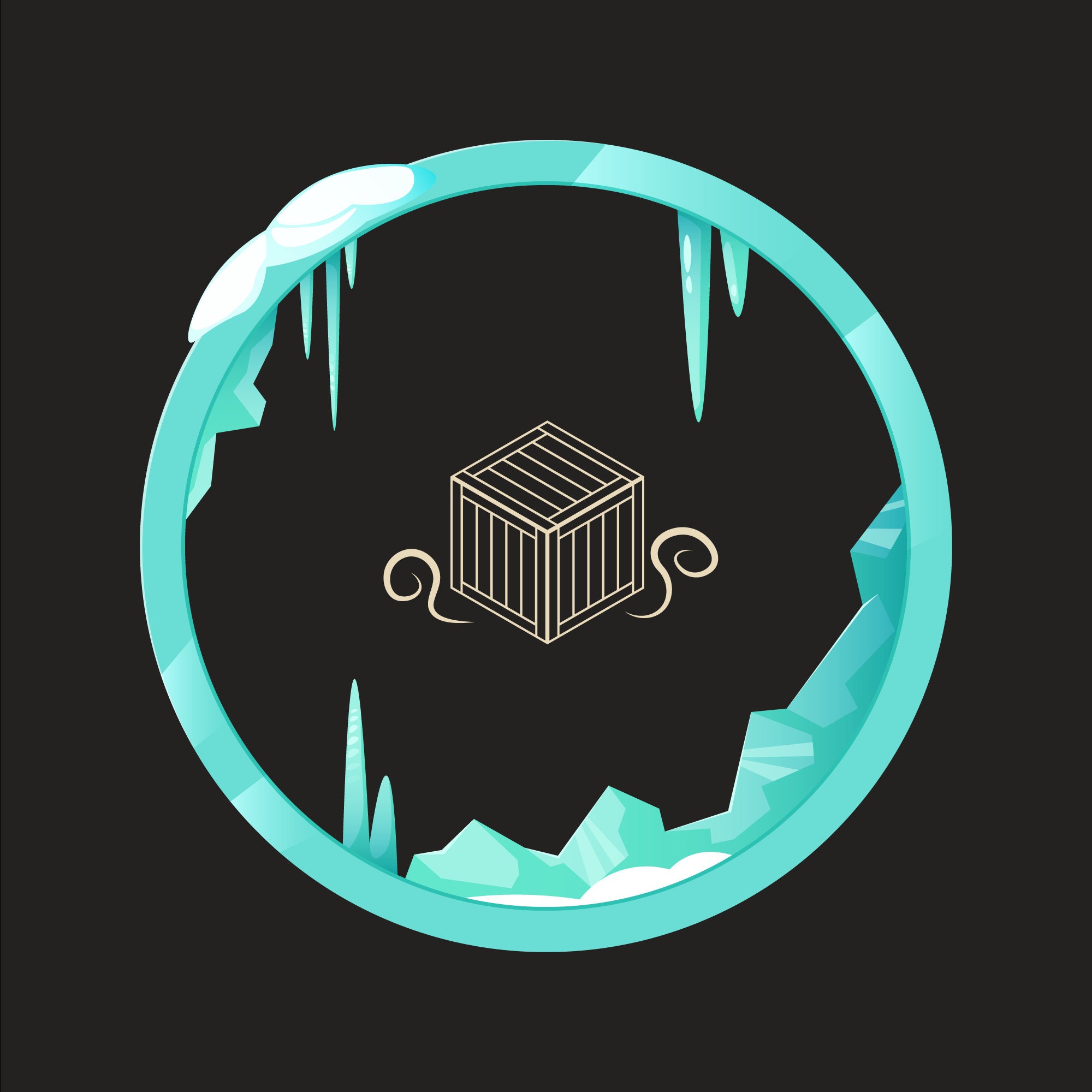 Icy Token Border, Frame for Digital Tokens. Use Them on Your Favorite ...