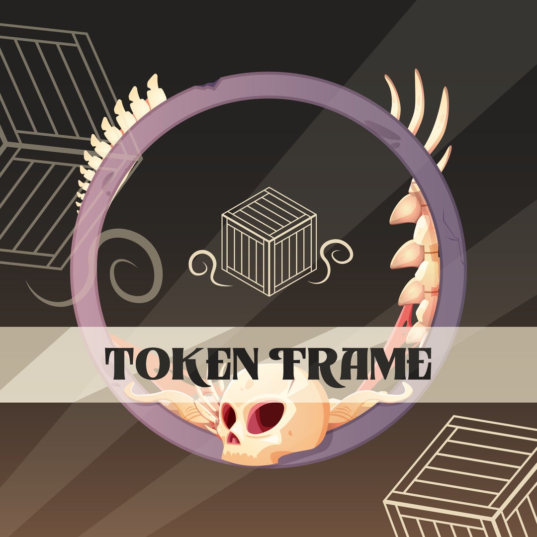 Necro Token Border Frame for Digital Tokens. Use Them on Your - Etsy