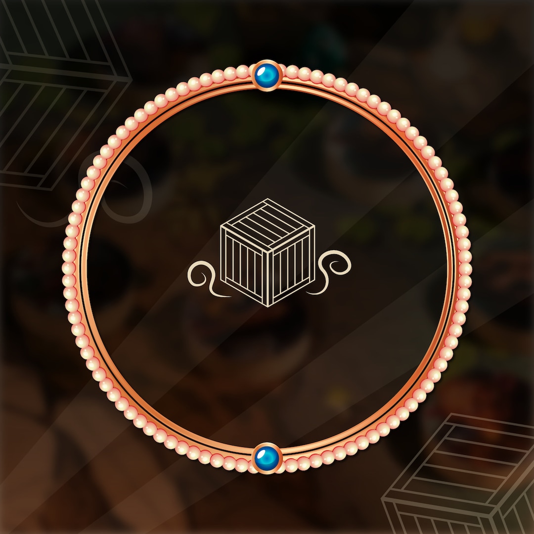 Pearls Token Border, Frame for Digital Tokens. Use Them on Your ...