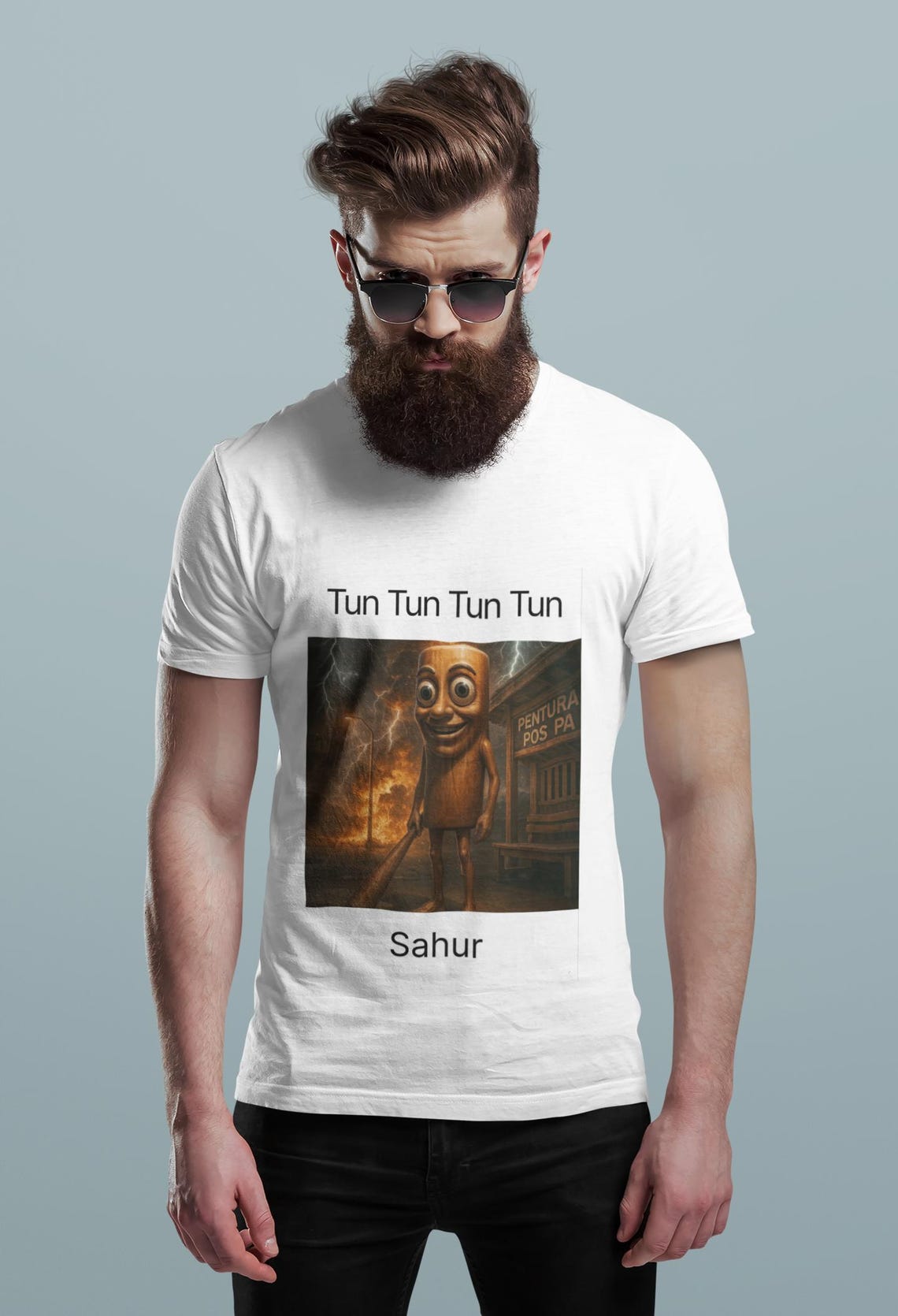 Tun Tun Tun Sahur Brainrot Meme Poster, Brainrot Memes, Meme Posters ...