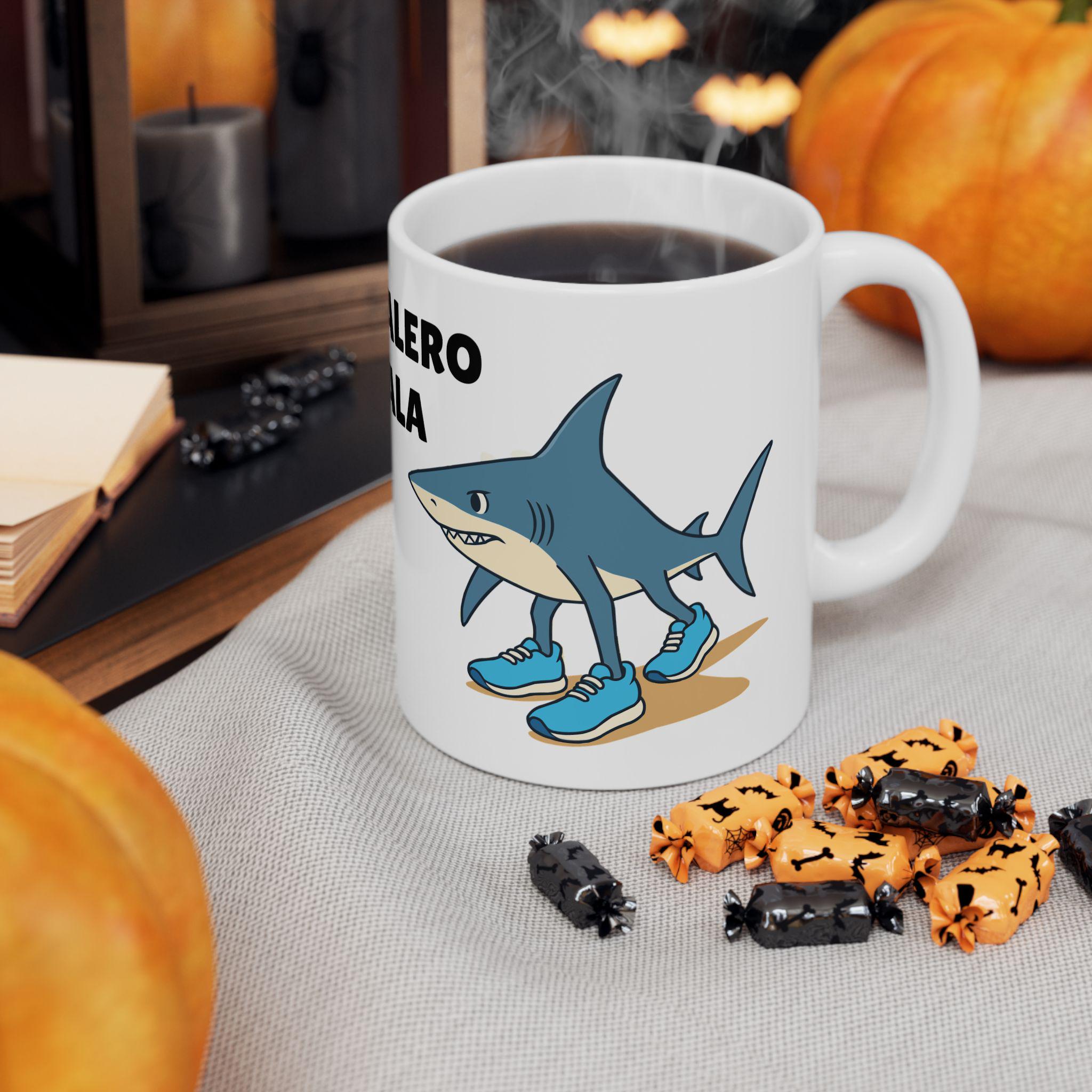 Tralalero Tralala Brainrot Meme Mug, Brainrot Memes, Meme Mugs, Shark Sneakers Meme, Stupid ...