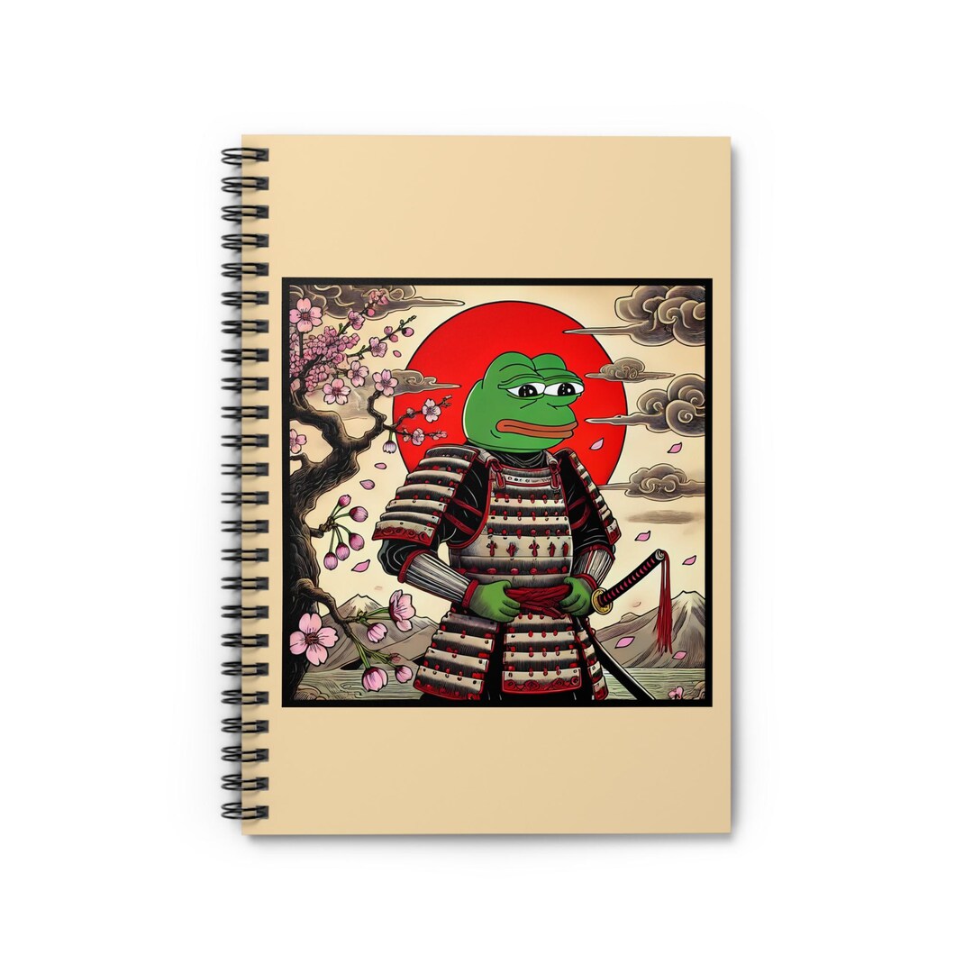 Pepe the Frog Japan Spiral Notebook, Meme, Gift, Funny, Inspiring - Etsy