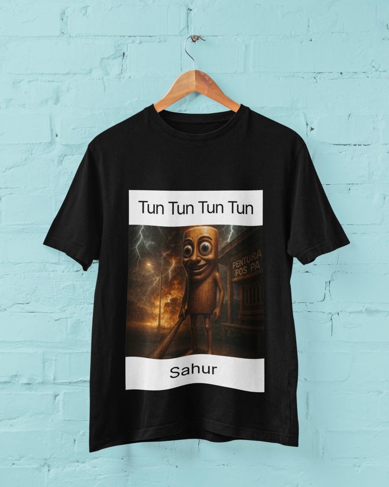 Tun Tun Tun Sahur Brainrot Meme Poster Brainrot Memes Meme Posters