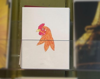 Chicken Greeting Card - Etsy