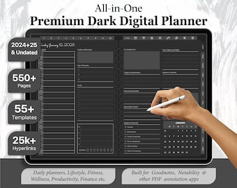 Digital Planner iPad 2024 & 2025! Plus Undated, Ipad, Goodnotes ...