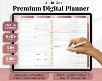 Digital Planner iPad 2024 & 2025! Plus Undated, Ipad, Goodnotes ...