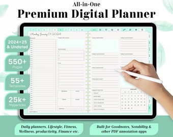 Digital Planner iPad 2024 & 2025! Plus Undated, Ipad, Goodnotes ...