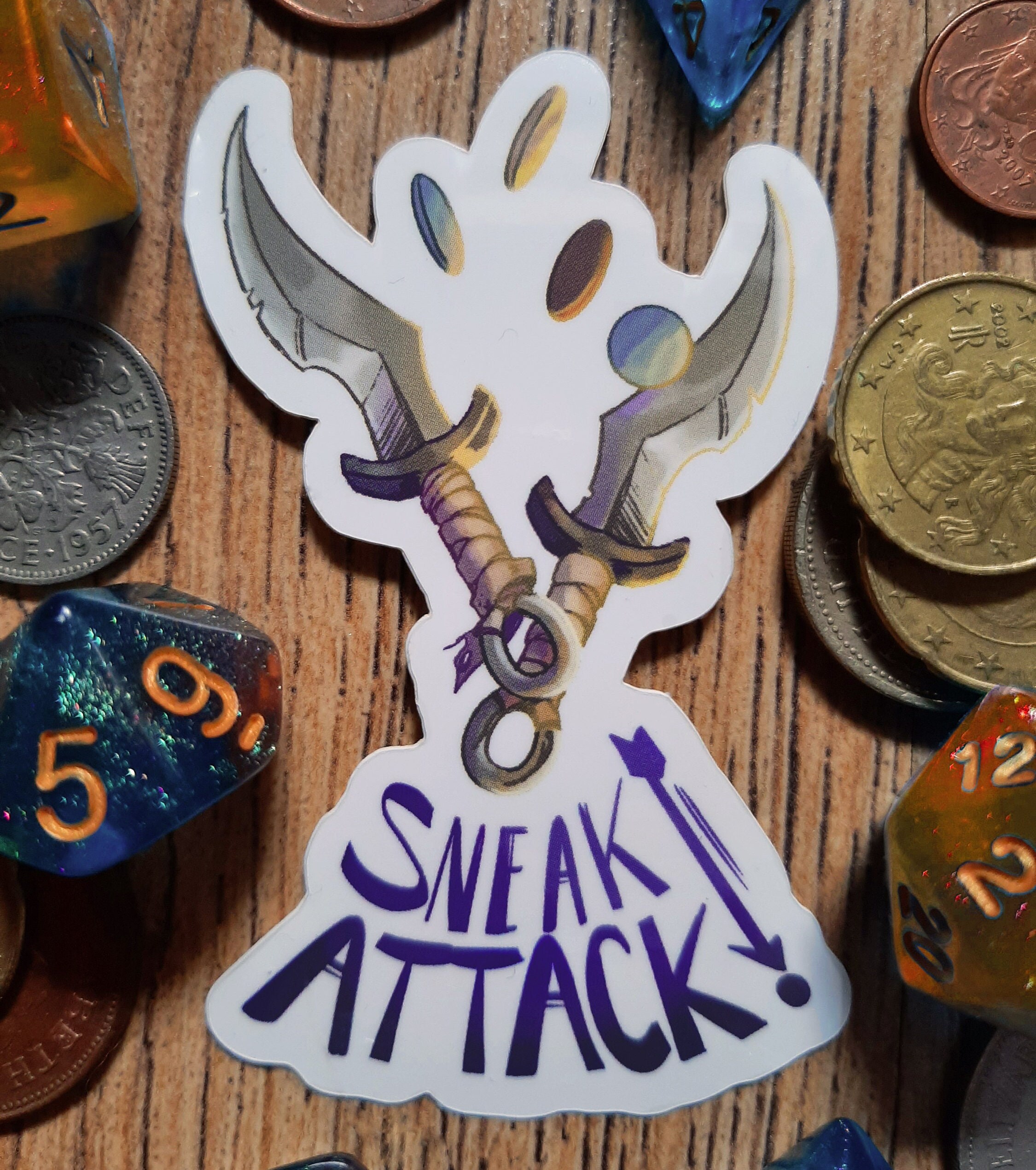 Sticker Dnd Rogue Glossy Vinyl All Supports - Etsy