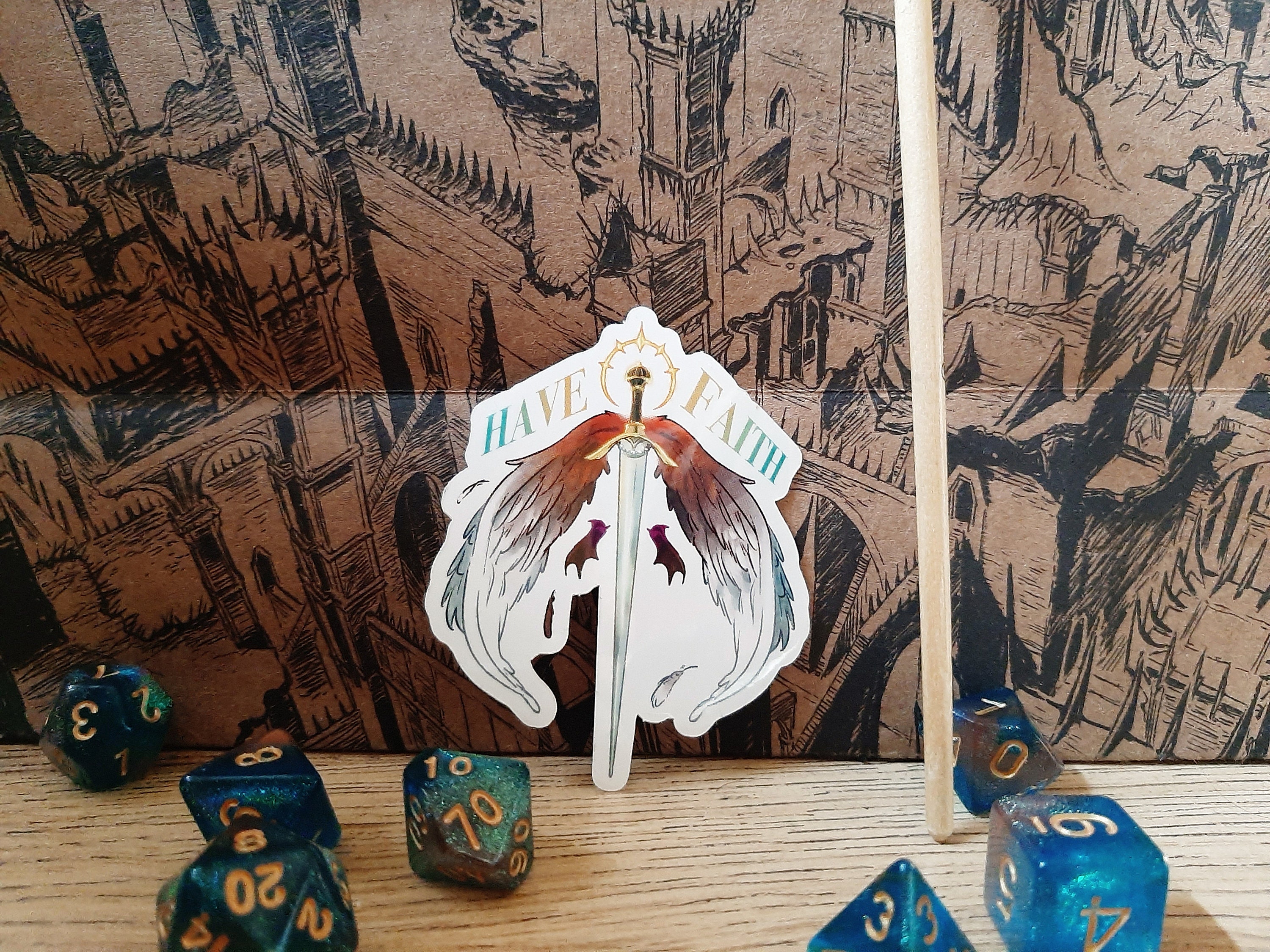 Sticker Dnd Paladin Vinyl Glossy All Supports - Etsy