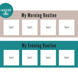 Visual Schedule for Your Toddlers/preschoolers - Etsy