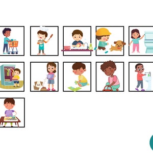 Visual Schedule for Your Toddlers/preschoolers - Etsy