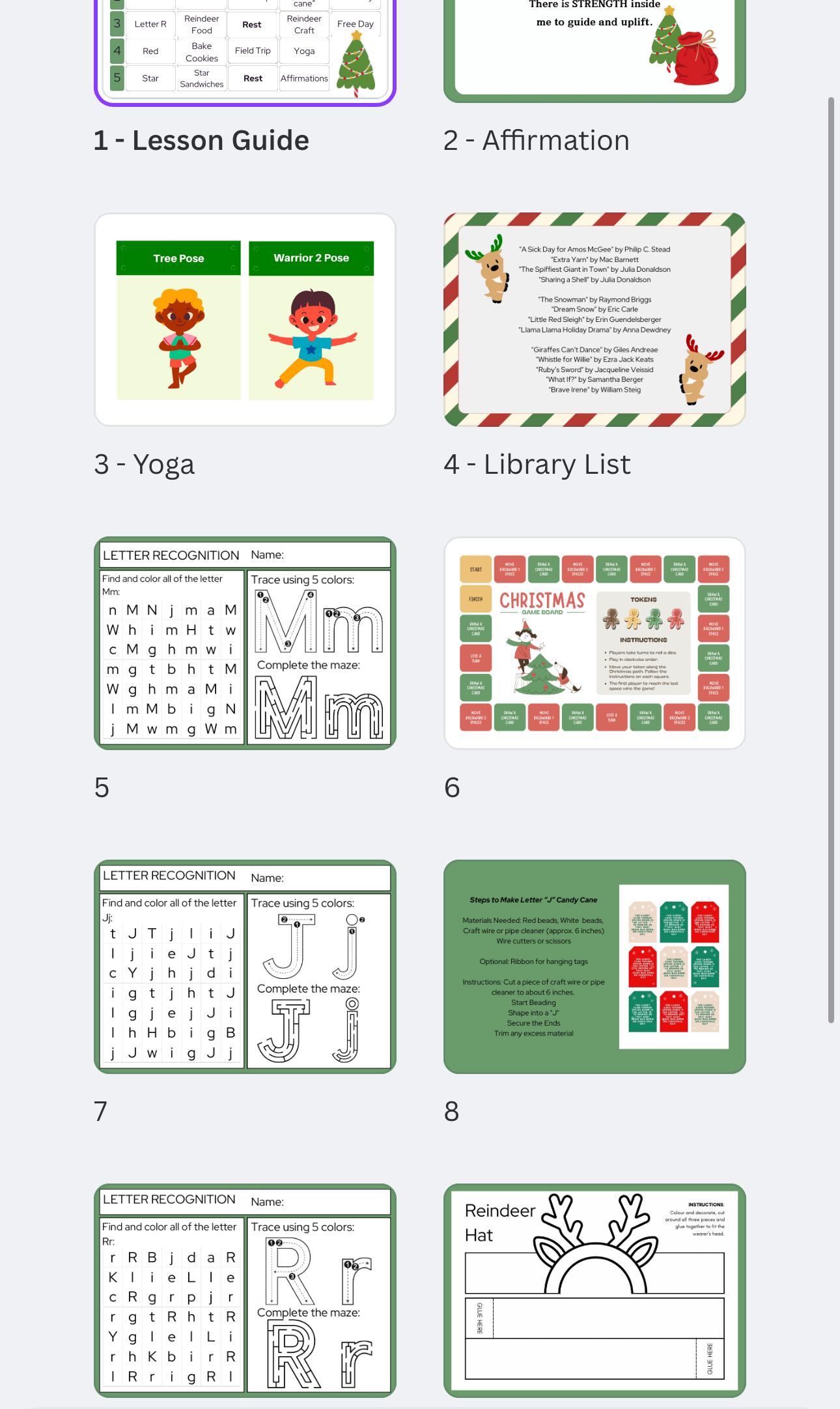 December Lesson Plan Preschool - Etsy