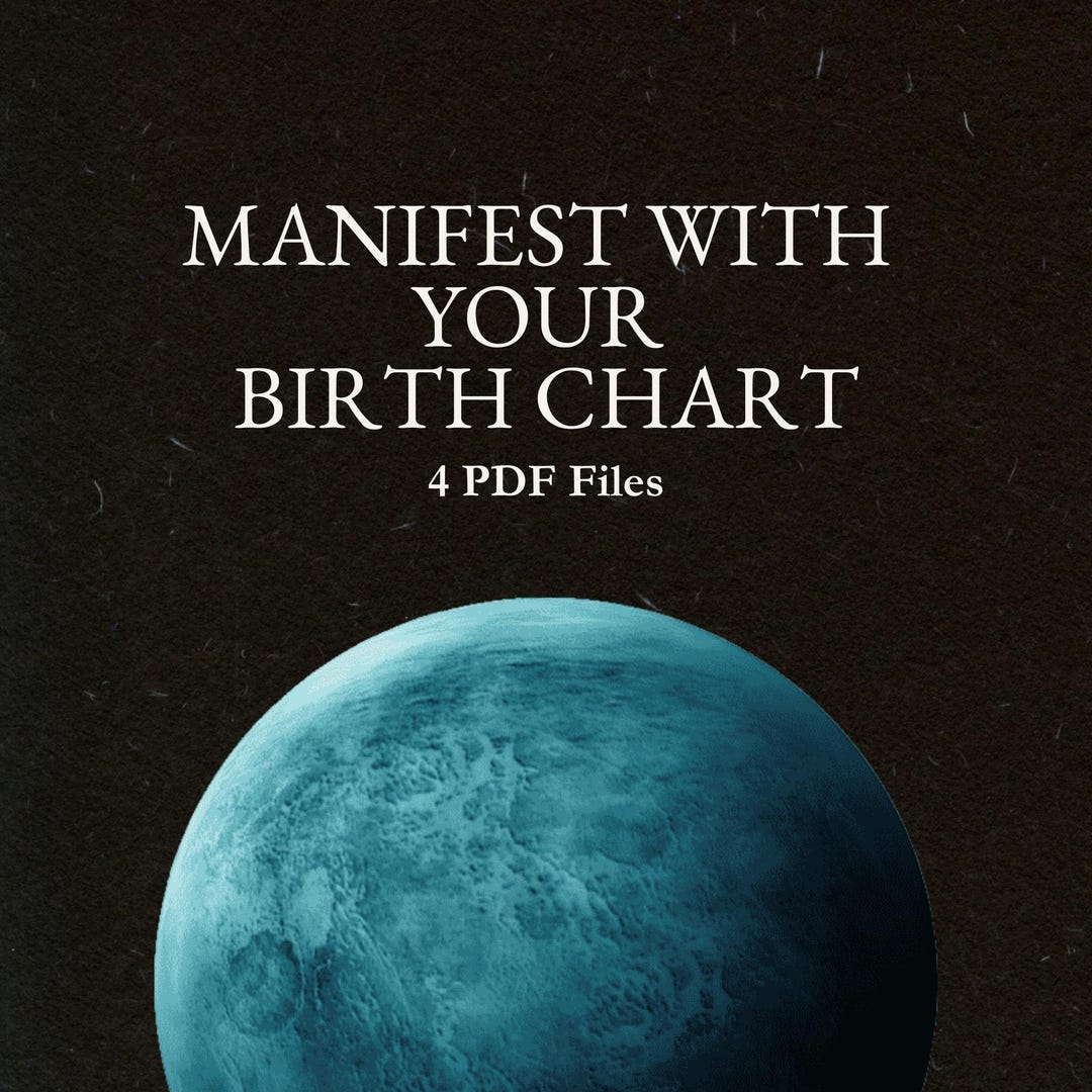 Manifestation Guide Based on Your Birth Chart | Personalized ...