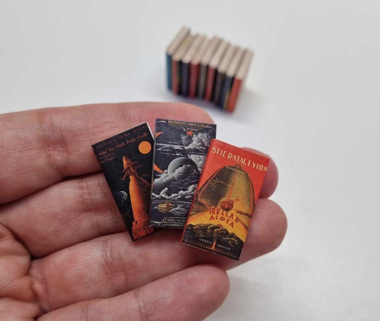 Miniature Vintage Printable Book Covers / 12 Different Book Covers ...