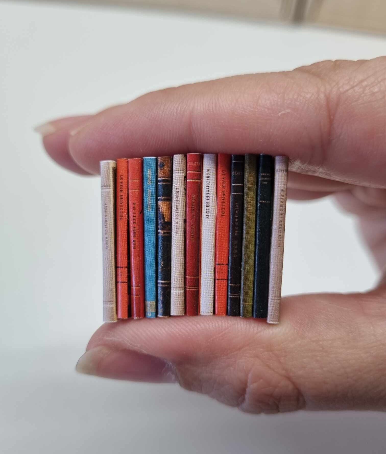 Miniature Spooky Printable Book Covers / 13 Different Book Covers ...