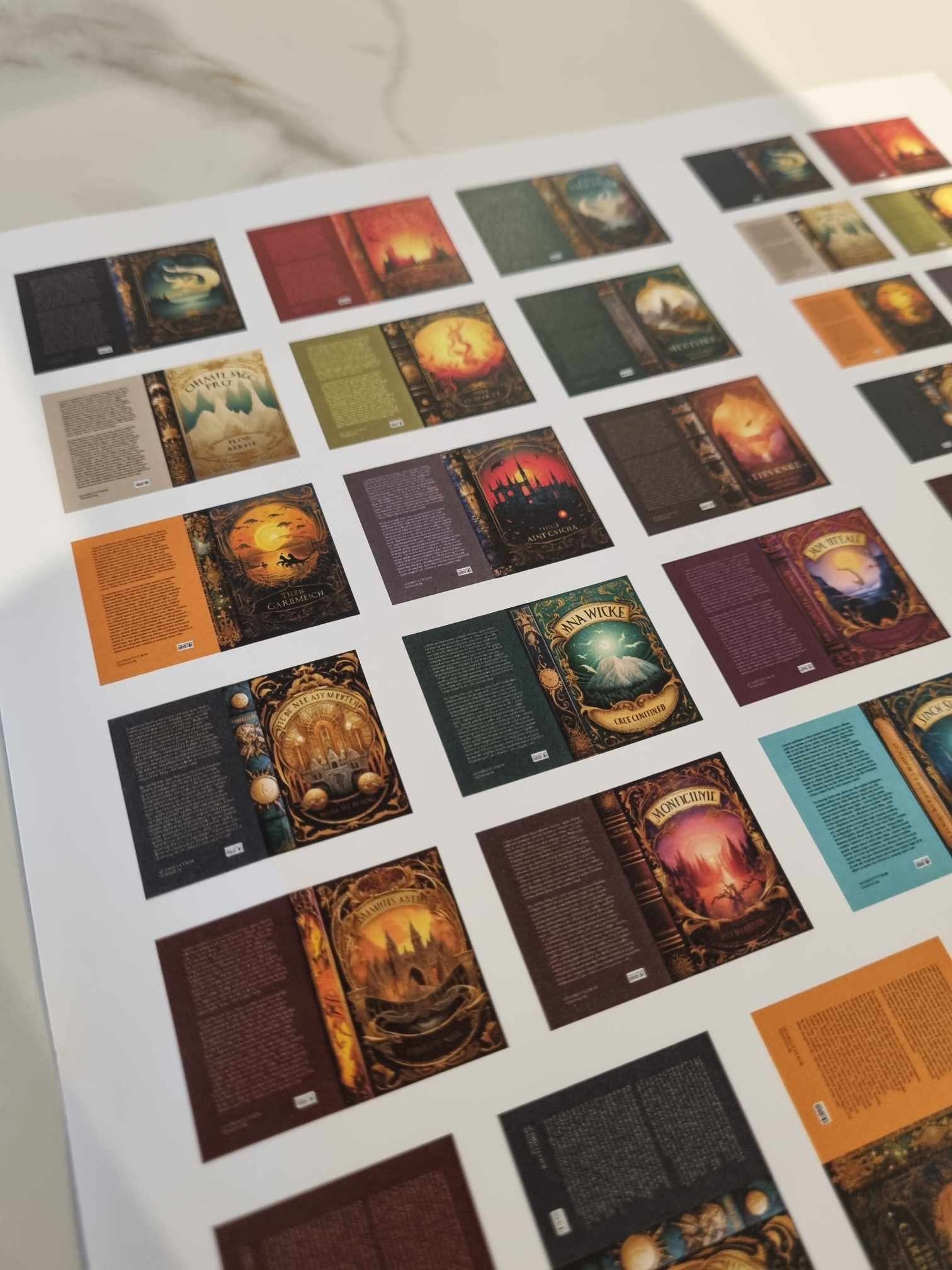 Miniature Mythical Printable Book Covers / 15 Different Book Covers ...