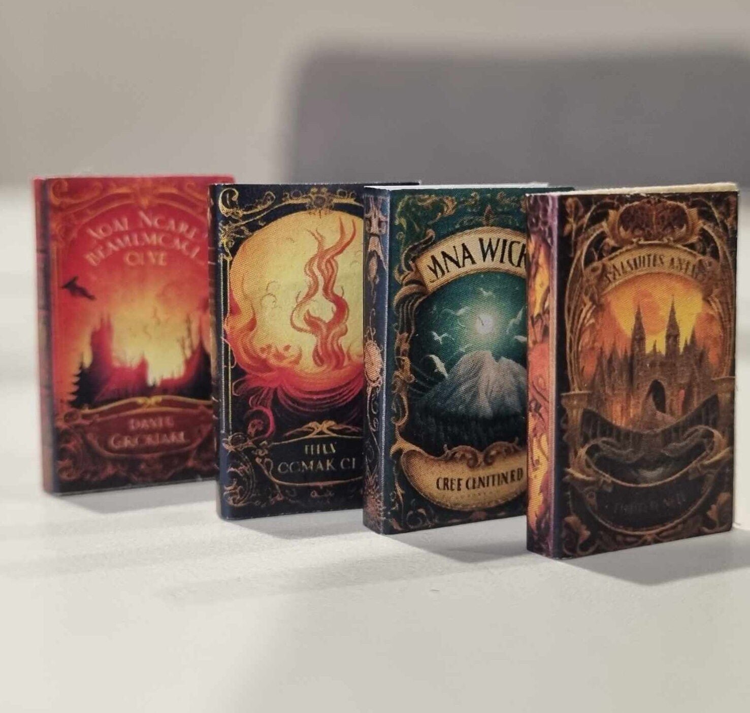 Miniature Mythical Printable Book Covers / 15 Different Book Covers ...
