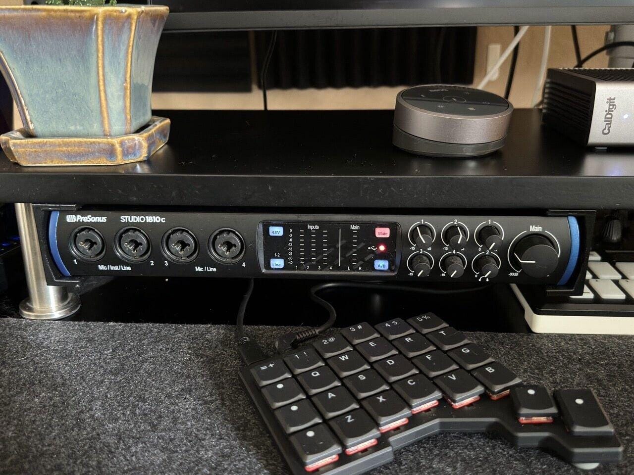 Under Desk Mounted Holder for Presonus Studio 1810C Audio Recording ...