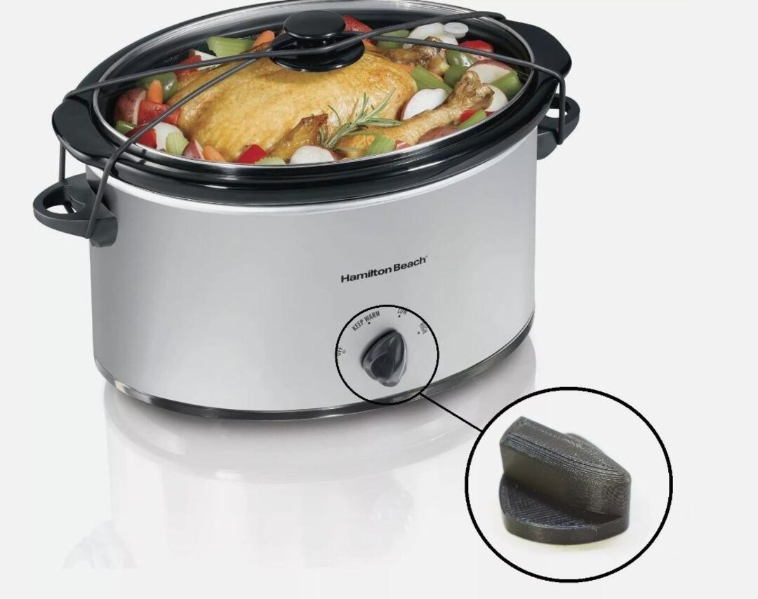 3D Control Temp Knob for Hamilton Beach 7-quart Crock Pot Slow Cooker ...