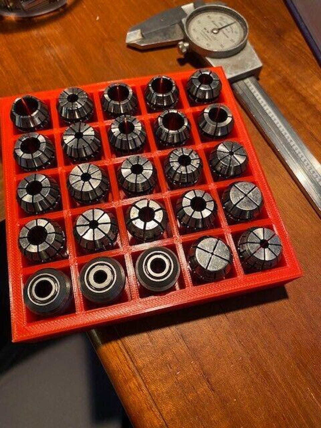 Storage Organizer Tray for ER16 Collet CNC Milling Chuck Holder Lathe ...