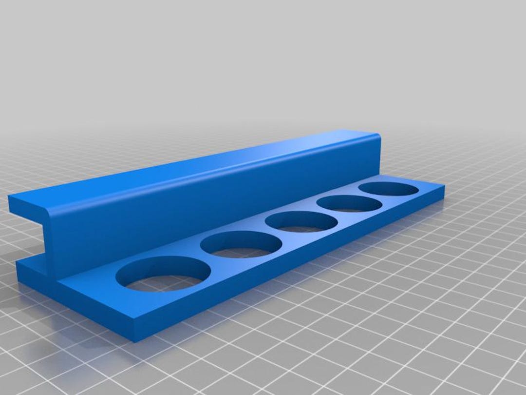 Die Holder Wall Mount Bracket for Lee Breech Lock Rings (holds 5 Dies ...