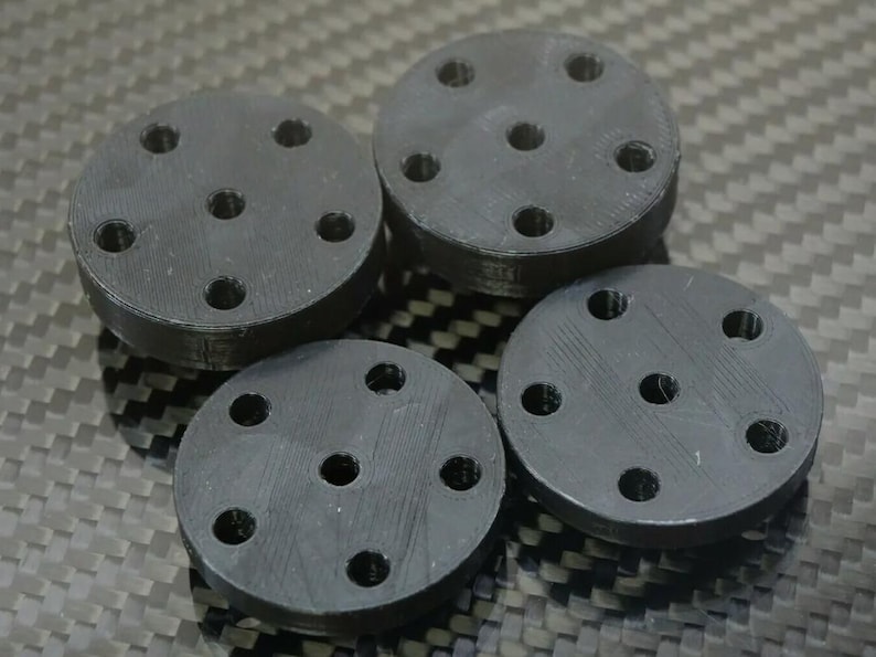 Tamiya Clod Buster Wheel Hex Hub Adapters for Axial Wraith / TXT Tires ...