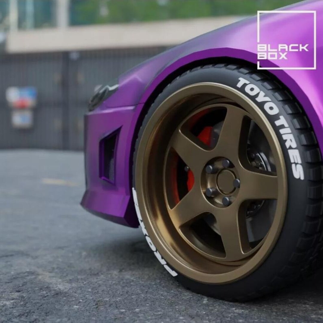 1/18 Scale Model Wheels, KNS JDM Wheels Front and Rear Set - Etsy