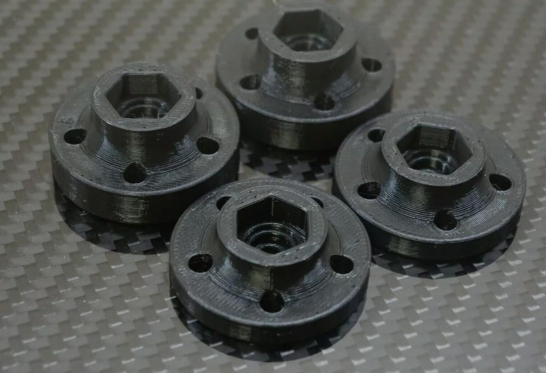 Tamiya Clod Buster Wheel Hex Hub Adapters for Axial Wraith / TXT Tires ...