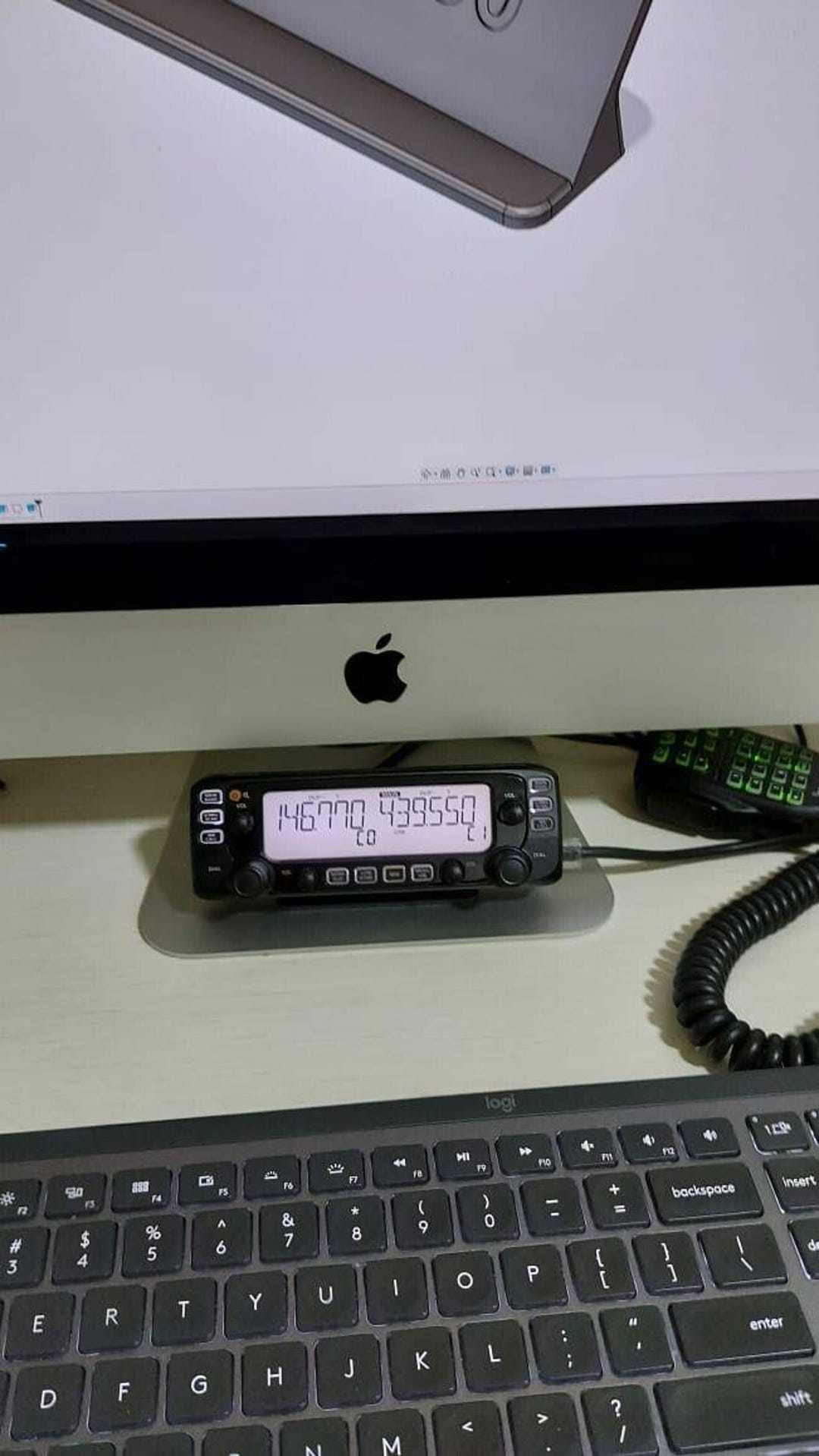 Custom Angled Desk Stand for Icom IC-2730 Control Panel - Etsy