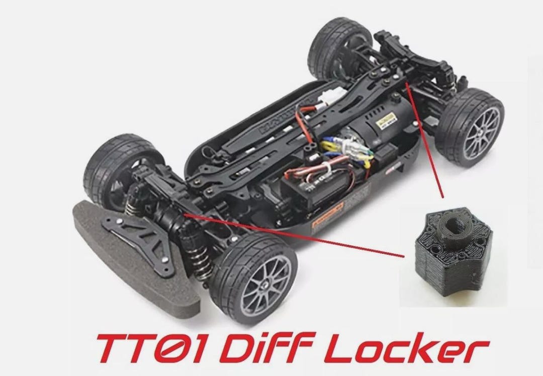 Diff Locker Insert for Tamiya TT01 110 Touring Car (drifting Mod) - Etsy