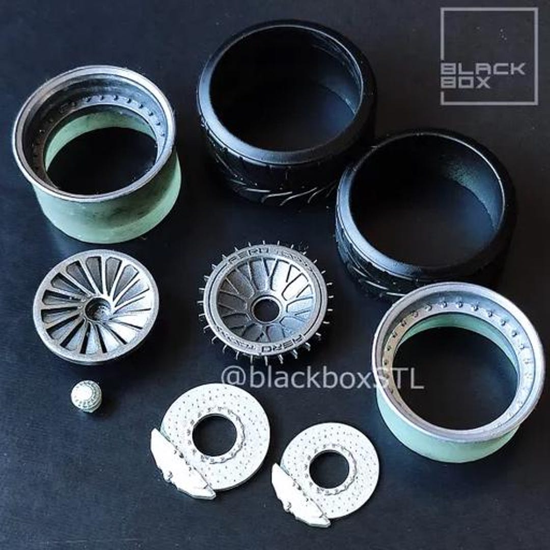 1/18 Scale Model Wheels SIL Style Wheel Set Resin Printed - Etsy UK